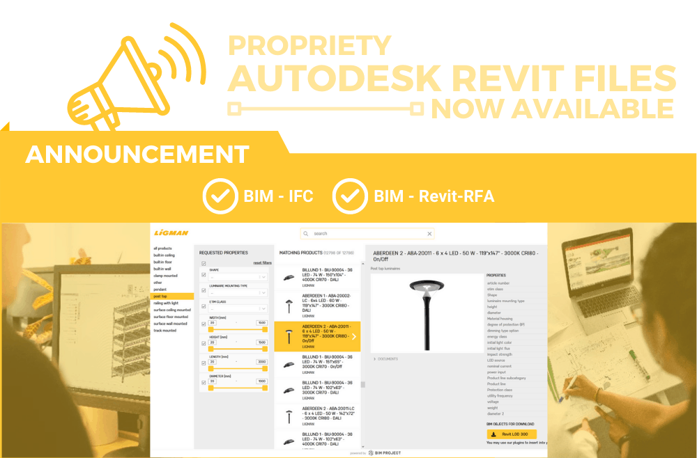 Announcement – Propriety Autodesk Revit files now available – LIGMAN