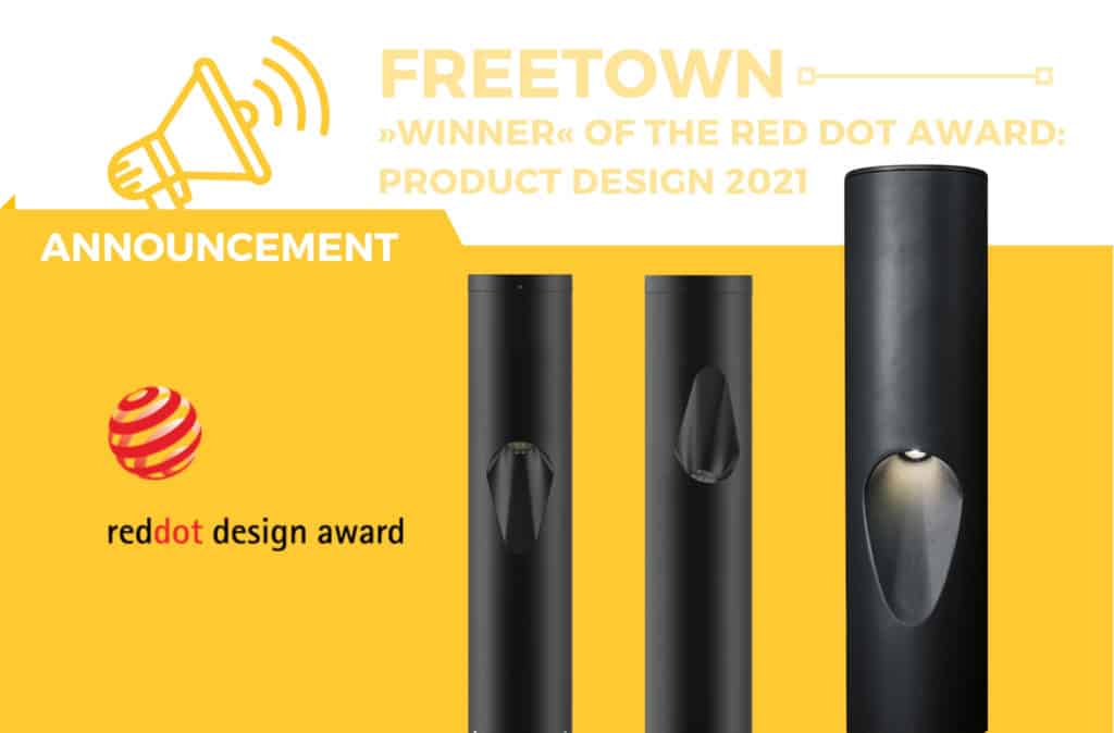 Announcement – Red Dot Award For Product Design 2021 – LIGMAN